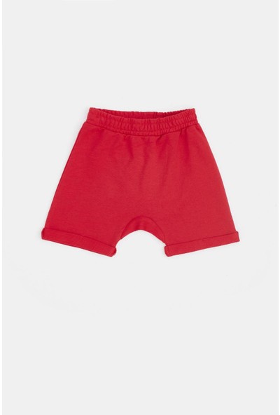 B&G Store Erkek Bebek Kırmızı Şort