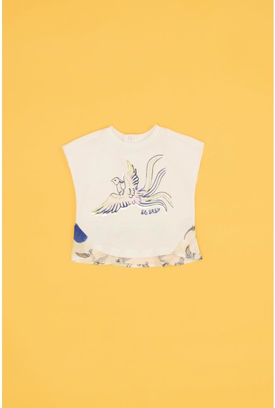 B&G Store Kız Bebek Beyaz Bluz B&G Store Kız Bebek Beyaz Bluz