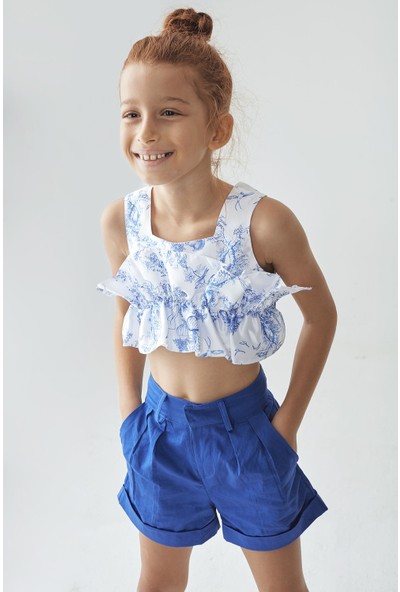 B&G Store Kız Çocuk Desenli Bluz B&G Store Kız Çocuk Desenli Bluz