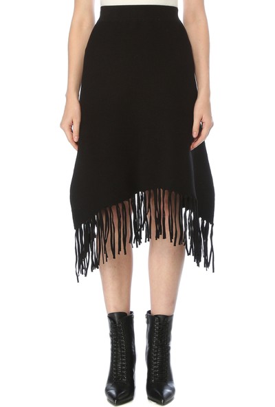 Network Regular Fit Siyah Ajurlu Midi Etek