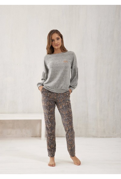 Relax Mode Kadın Termalı Pijama Takımı - 10558