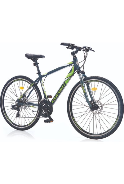 Corelli Trivor 2.1 28 J 18 Erkek Tur Bisikleti K.gri - Yeşil Corelli Trivor 2.1 28 J 18 Erkek Tur Bisikleti K.gri - Yeşil