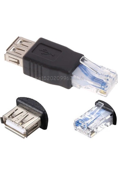 Platoon Dişi USB Ethernet Aparat Çevirici RJ45 Ethernet Dişi USB Jack Platoon Dişi USB Ethernet Aparat Çevirici RJ45 Ethernet Dişi USB Jack
