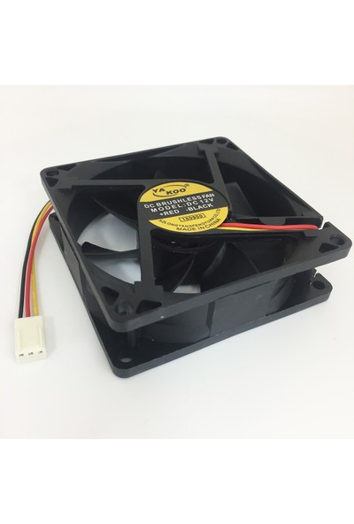 Platoon 8 cm 12 Volt 3 Pinli Fan 8 cm Fan 12 Volt 8 cm Fan Platoon 8 cm 12 Volt 3 Pinli Fan 8 cm Fan 12 Volt 8 cm Fan