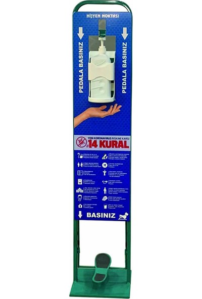 Ofisostim Ofis Pedallı El Dezenfektan Aparatı