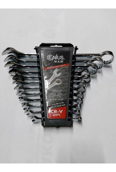 Moonshop Enıus 12 Parça Kombine Anahtar Düz Yıldız Takım Seti Moonshop Enıus 12 Parça Kombine Anahtar Düz Yıldız Takım Seti