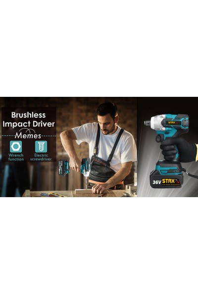 Staxx Power Staxx POWER36V Darbeli Çift Torq Kömürsüz Bakır Sargı Çift Akülü Şarjlı Metal Somun Sökme Bijon Matkap Seti Staxx Power Staxx POWER36V Darbeli Çift Torq Kömürsüz Bakır Sargı Çift Akülü Şarjlı Metal Somun Sökme Bijon Matkap Seti