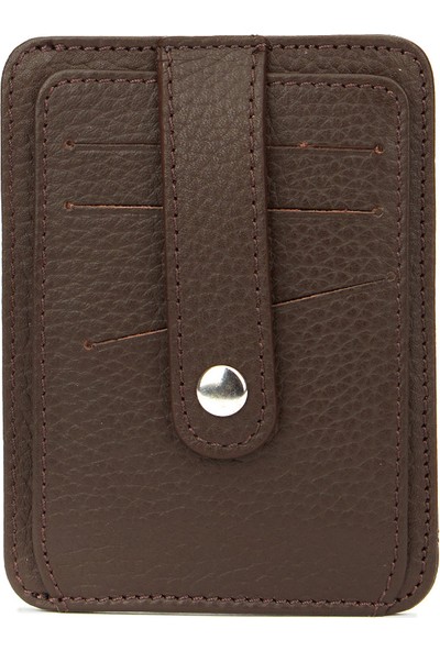 Network Kahverengi Erkek Deri Kartlık