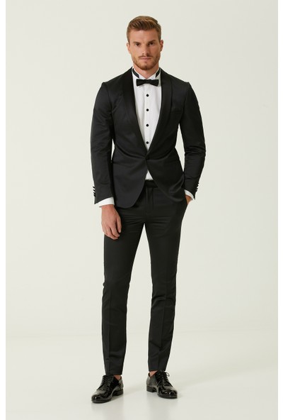 Network Drop 6 Slim Fit Şal Yaka Saten Garnili Smokin Network Drop 6 Slim Fit Şal Yaka Saten Garnili Smokin