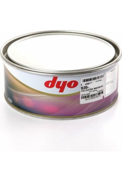 Dyo Polyester Macun Sarı 0,970 kg Dyo Polyester Macun Sarı 0,970 kg