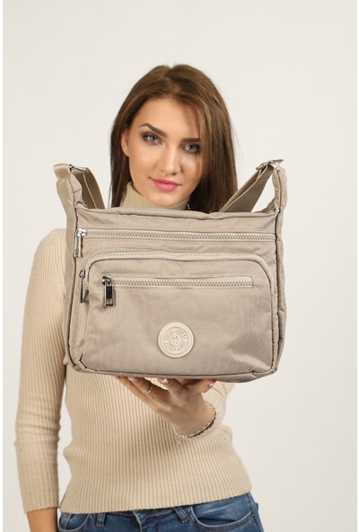 Petek Karnaval Kadın Krinkıl Kumaş Omuz ve Çapraz Çanta