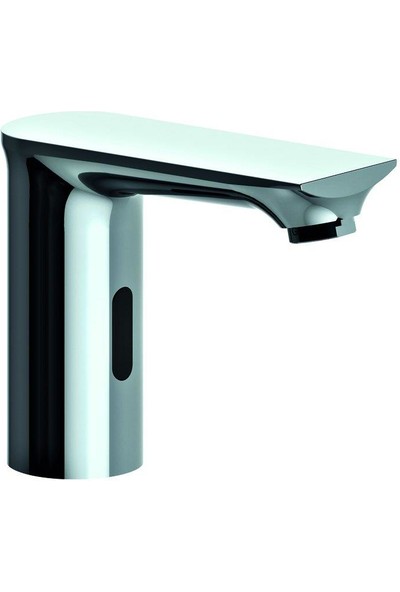 Gpd Fotoselli Çift Su Girişli Lavabo Bataryası Pilli ve Elektirikli FLB13