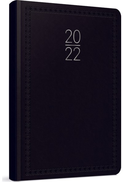 Gıpta 2022 103-EKK Günlük Ticari Ajanda 14 x 20 cm Siyah