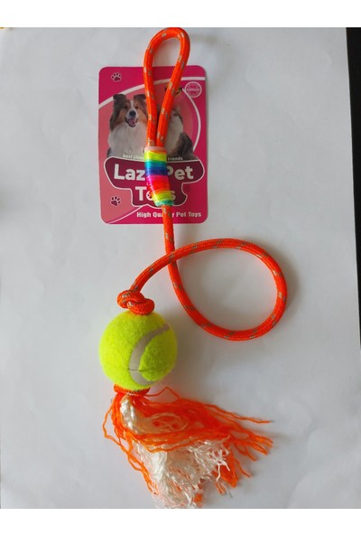 Lazy Pet Toys Halatlı Top & Isırmalık Köpek Oyuncağı