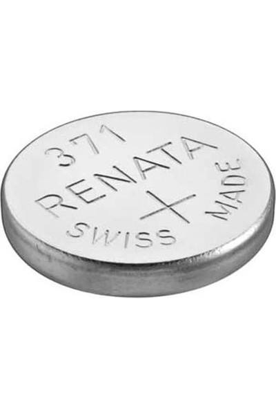Renata 371 SR920SW 1.55V Saat Pili 1 Adet Renata 371 SR920SW 1.55V Saat Pili 1 Adet