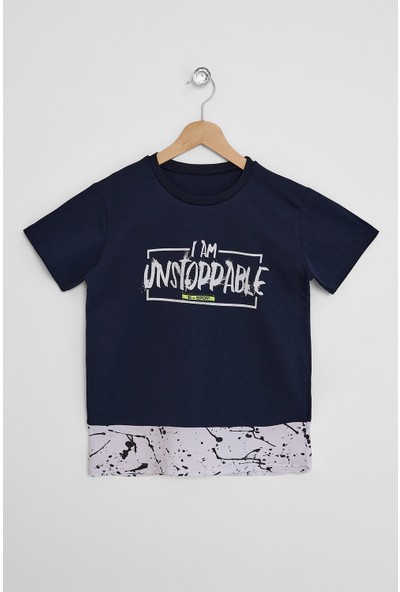 Zepkids Erkek Çocuk T-Shirt Unstoppable Baskılı