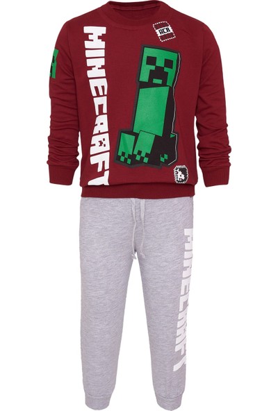 Zepkids Erkek Çocuk Eşofman Takımı Minecraft Baskılı 5-8 Yaş Zepkids Erkek Çocuk Eşofman Takımı Minecraft Baskılı 5-8 Yaş