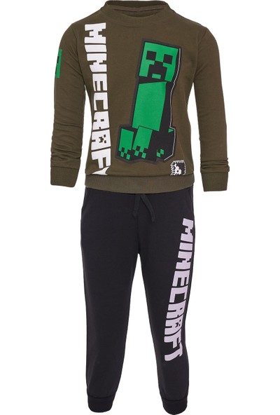 Zepkids Erkek Çocuk Eşofman Takımı Minecraft Baskılı 5-8 Yaş Zepkids Erkek Çocuk Eşofman Takımı Minecraft Baskılı 5-8 Yaş