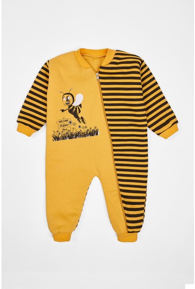 Zepkids Çocuk Uyku Tulumu Arı Baskılı 1-3 Yaş Sarı