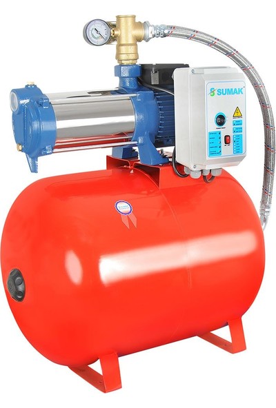 Sumak SYMTH8-220/6 Yatay Kademeli Bina Hidroforu 100 Lt Tanklı 6 Kat 18 Daire 380 Volt 2.2 Hp Sumak SYMTH8-220/6 Yatay Kademeli Bina Hidroforu 100 Lt Tanklı 6 Kat 18 Daire 380 Volt 2.2 Hp