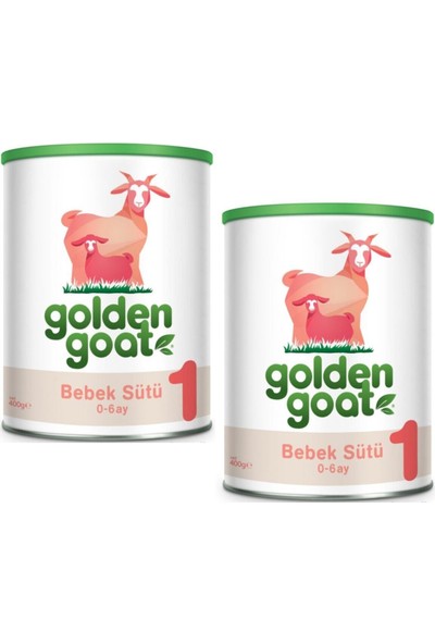 Golden Goat 1 Keçi Sütü Bazlı Bebek Sütü 400 gr * 2 Adet Golden Goat 1 Keçi Sütü Bazlı Bebek Sütü 400 gr * 2 Adet