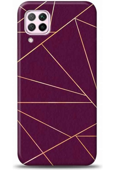 Marselit Huawei P40 Lite Asimetrik Gold Çizgili Detaylı Kırmızı Mermer Tasarımlı Telefon Kılıfı-Bö16 Marselit Huawei P40 Lite Asimetrik Gold Çizgili Detaylı Kırmızı Mermer Tasarımlı Telefon Kılıfı-Bö16