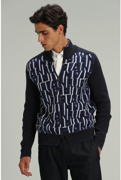 Lufian Siron Erkek Hırka Lacivert Lufian Siron Erkek Hırka Lacivert