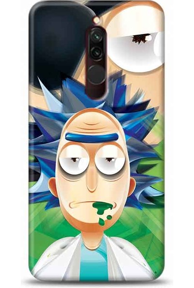 Marselit Xiaomi Redmi 8 Rick And Morty Rick Tasarımlı Telefon KILIFI-RAM33