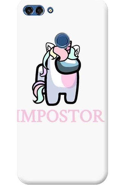 Marselit Huawei P Smart 2018 Among Us Impostor Tasarımlı Telefon KILIFI-AU32