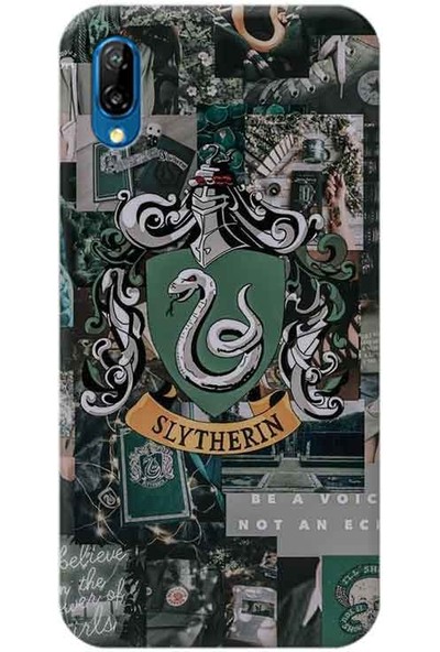 Marselit Huawei Y6 2019 Harry Potter Slytherintasarımlı Telefon KILIFI-HP05