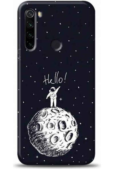 Marselit Xiaomi Redmi Note 8 Hello Astronot Tasarımlı Telefon KILIFI-AST25