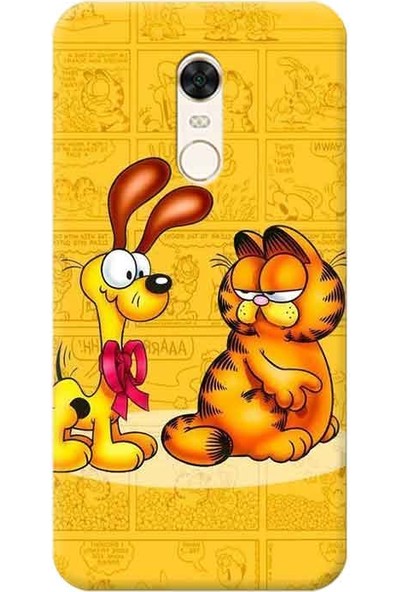 Marselit Xiaomi Redmi 5 Plus Garfield ve Odie Tasarımlı Telefon KILIFI-GF02