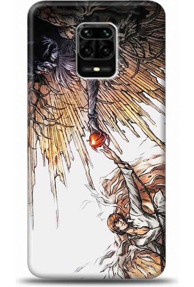 Marselit Xiaomi Redmi Note 9 Pro Death Note Anime Tasarımlı Telefon Kılıfı-Dn3
