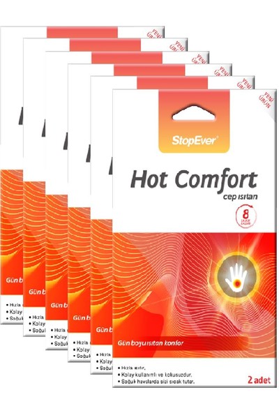 StopEver Hot Comfort El Isıtan 6x2
