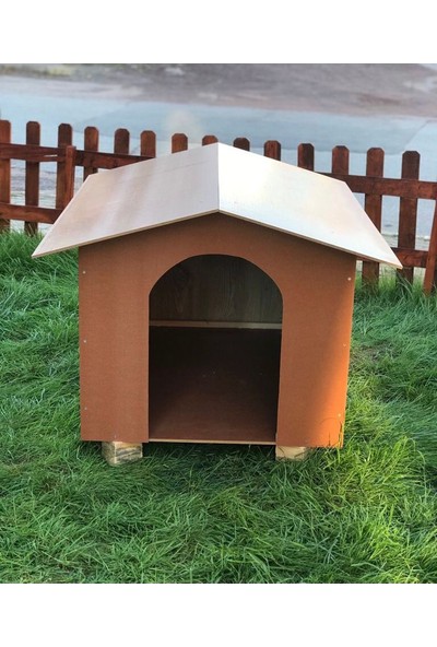 Yıldızlı Home Köpek Kulübesi Büyük Boy Laminat 108X78