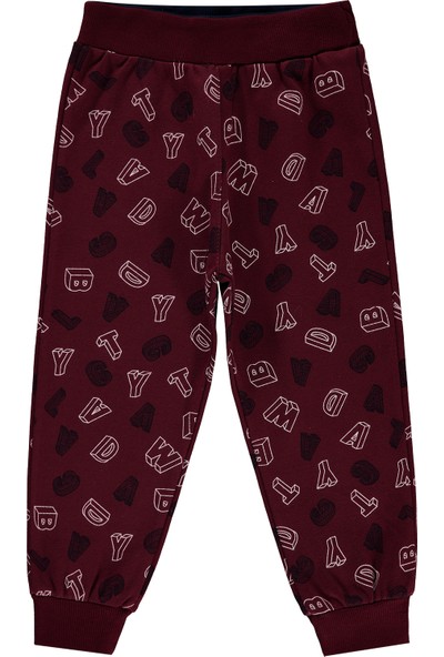 Civil Boys Erkek Çocuk Eşofman Altı 2-5 Yaş Bordo