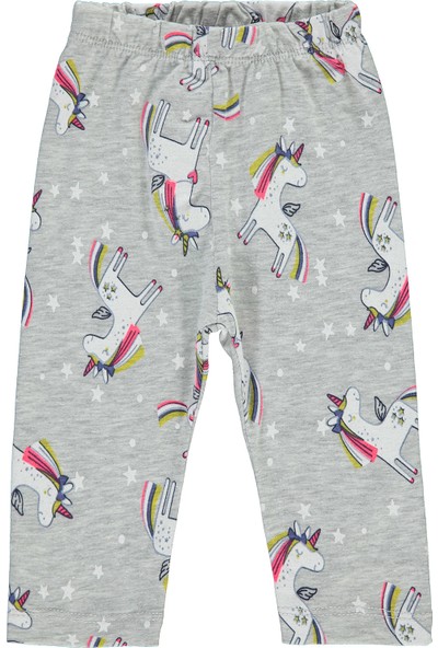 Civil Baby Kız Bebek Uzun Tayt 6-18 Ay Karmelanj