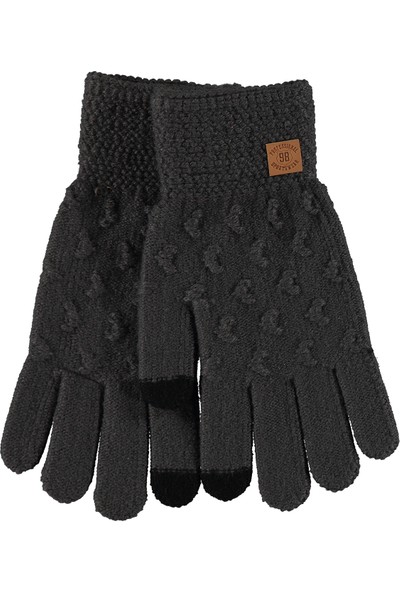 Kitti Erkek Çocuk Eldiven 9-15 Yaş Füme