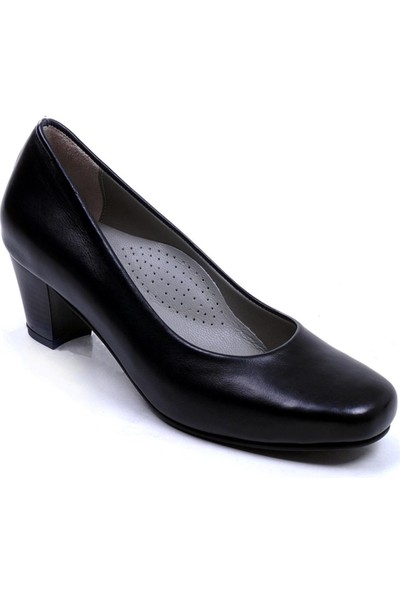 Ustalar Ayakkabı Çanta Siyah Kadın Deri Topuklu Ayakkabı 343.5116 Ustalar Ayakkabı Çanta Siyah Kadın Deri Topuklu Ayakkabı 343.5116