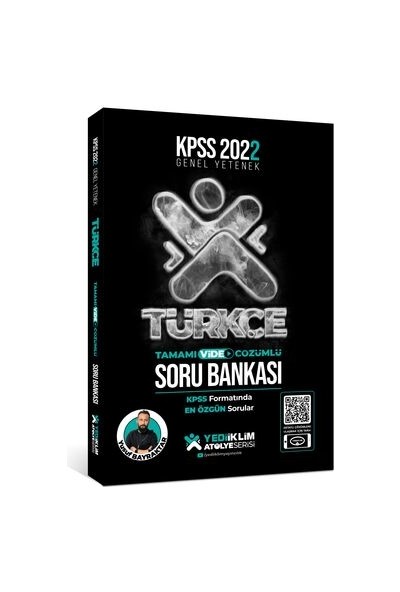 Yediiklim Yayınları 2022 KPSS Genel Yetenek Atölye Serisi Türkçe Tamamı Video Çözümlü Soru Bankası Yediiklim Yayınları 2022 KPSS Genel Yetenek Atölye Serisi Türkçe Tamamı Video Çözümlü Soru Bankası