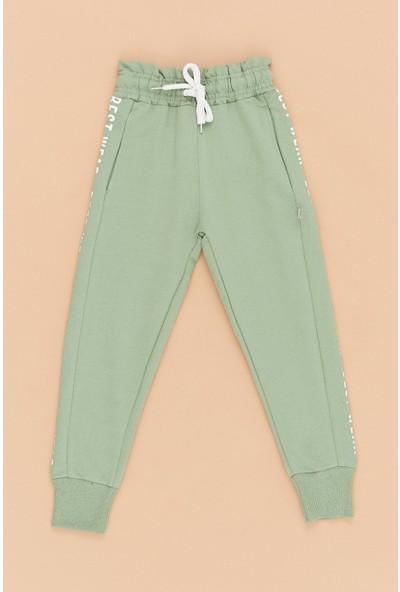 FullaModa Çocuk Beli Lastikli Best Wear Baskılı Jogger Eşofman Altı