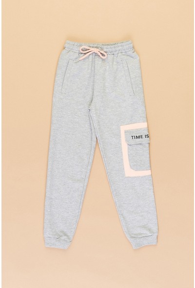 FullaModa Çocuk Kargo Cepli Baskılı Jogger Eşofman Altı FullaModa Çocuk Kargo Cepli Baskılı Jogger Eşofman Altı