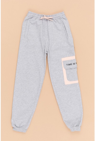FullaModa Çocuk Kargo Cepli Baskılı Jogger Eşofman Altı FullaModa Çocuk Kargo Cepli Baskılı Jogger Eşofman Altı