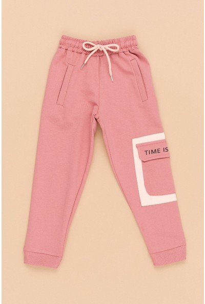 FullaModa Çocuk Kargo Cepli Baskılı Jogger Eşofman Altı FullaModa Çocuk Kargo Cepli Baskılı Jogger Eşofman Altı