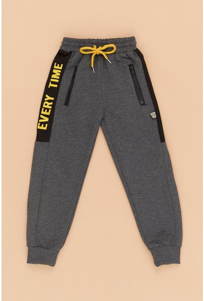 FullaModa Çocuk Every Time Baskılı Jogger Eşofman Altı