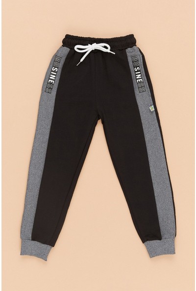 FullaModa Çocuk Baskılı Şeritli Jogger Eşofman Altı