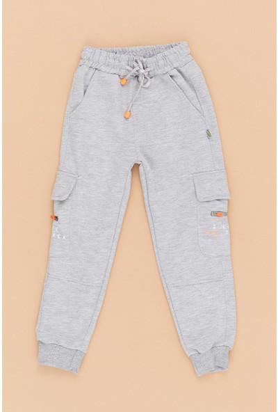 FullaModa Çocuk Kargo Cepli Baskılı Jogger Eşofman Altı FullaModa Çocuk Kargo Cepli Baskılı Jogger Eşofman Altı