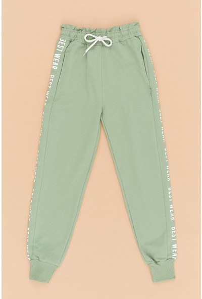 FullaModa Çocuk Beli Lastikli Best Wear Baskılı Jogger Eşofman Altı