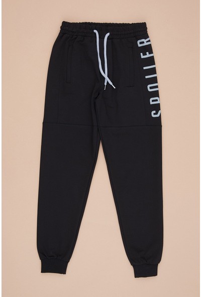 FullaModa Çocuk Spoıler Baskılı Paçası Lastikli Eşofman Altı