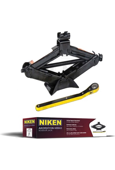 Niken Akordiyon Cırcırlı Kriko 1.5 Ton